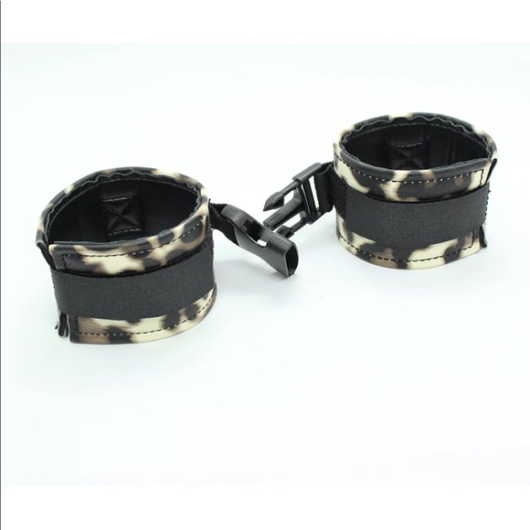 Accessories | Leopard Print Bondage Set | Poshmark